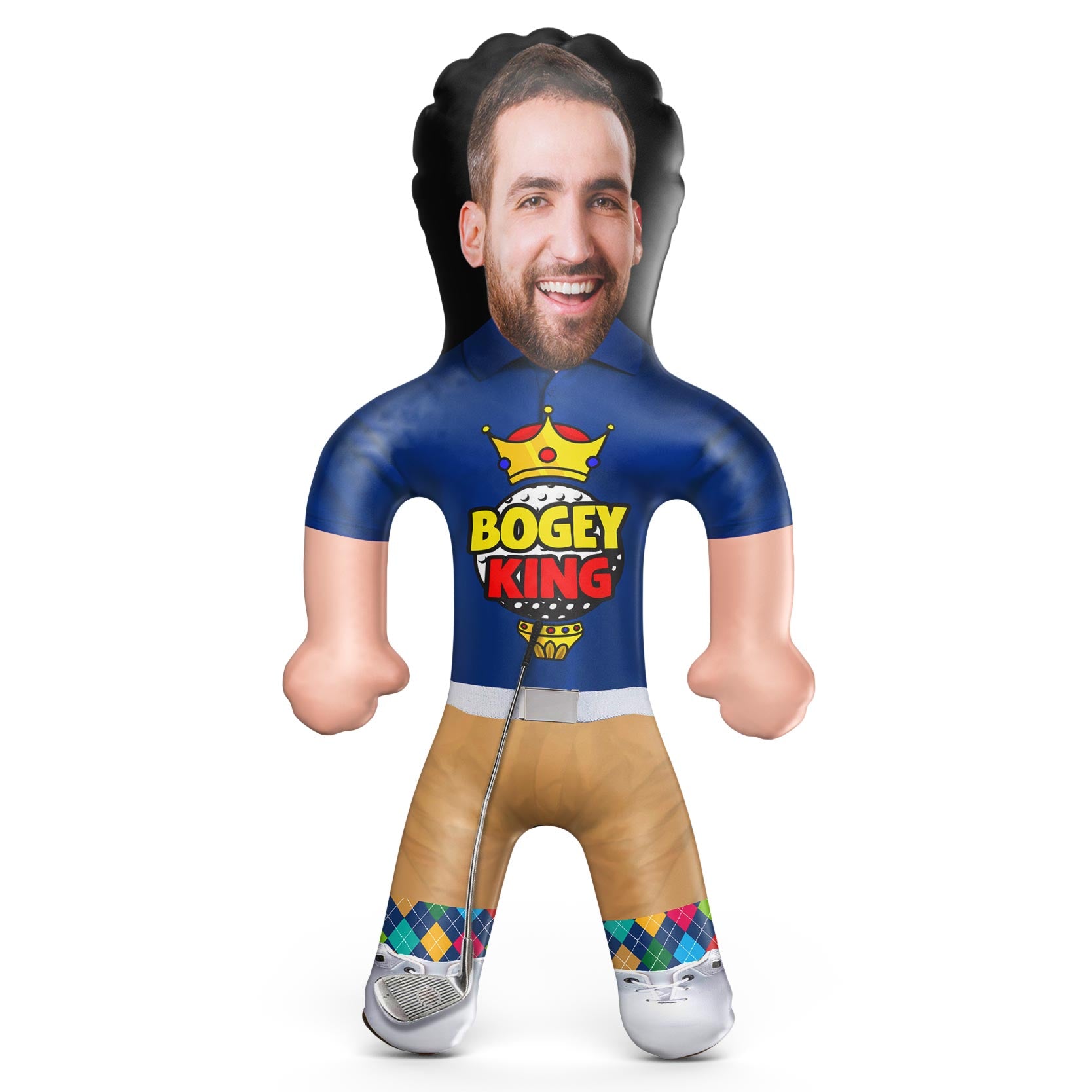Bogey King Golfer Inflatable Blow Up Doll