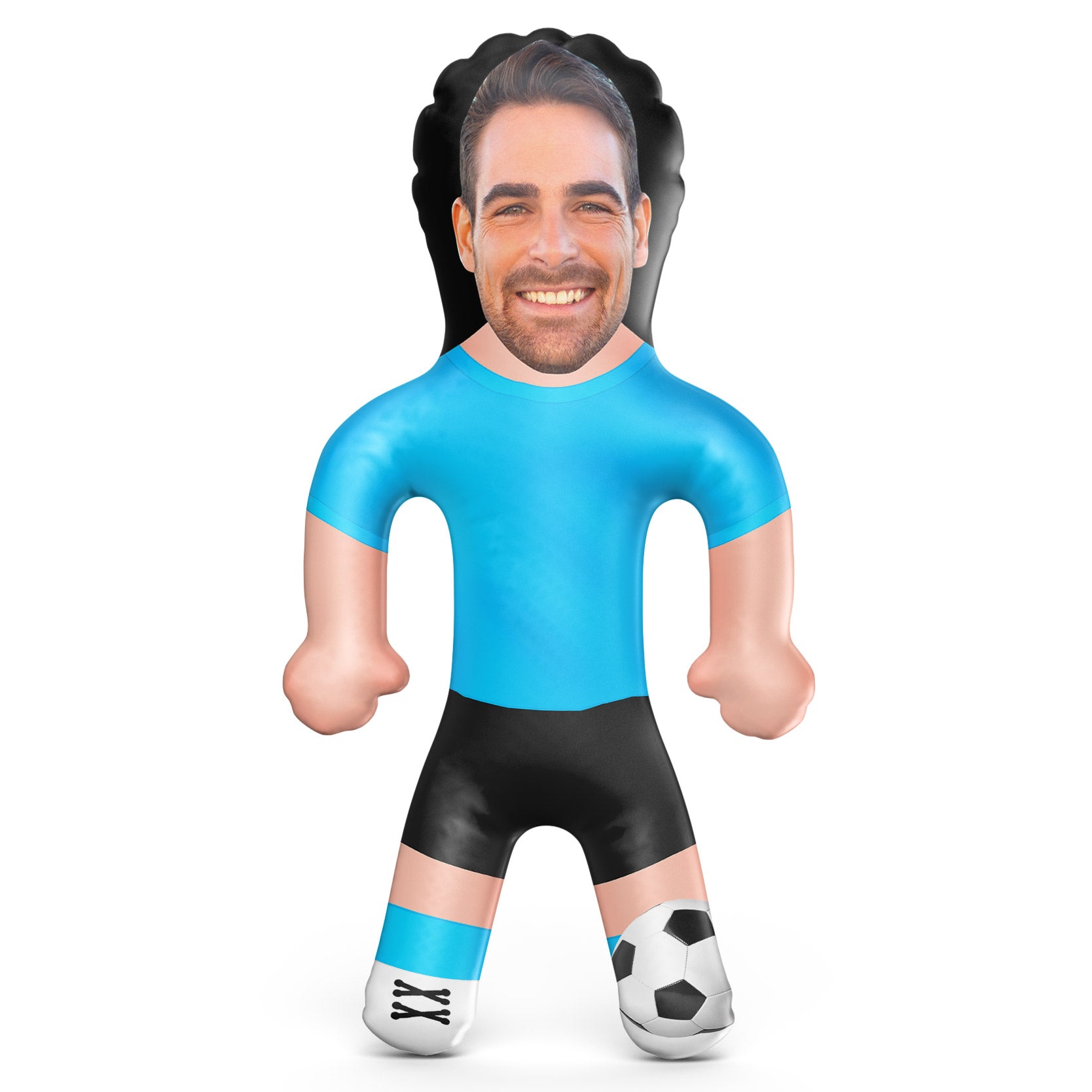 Blue Football Kit Inflatable Blow Up Doll