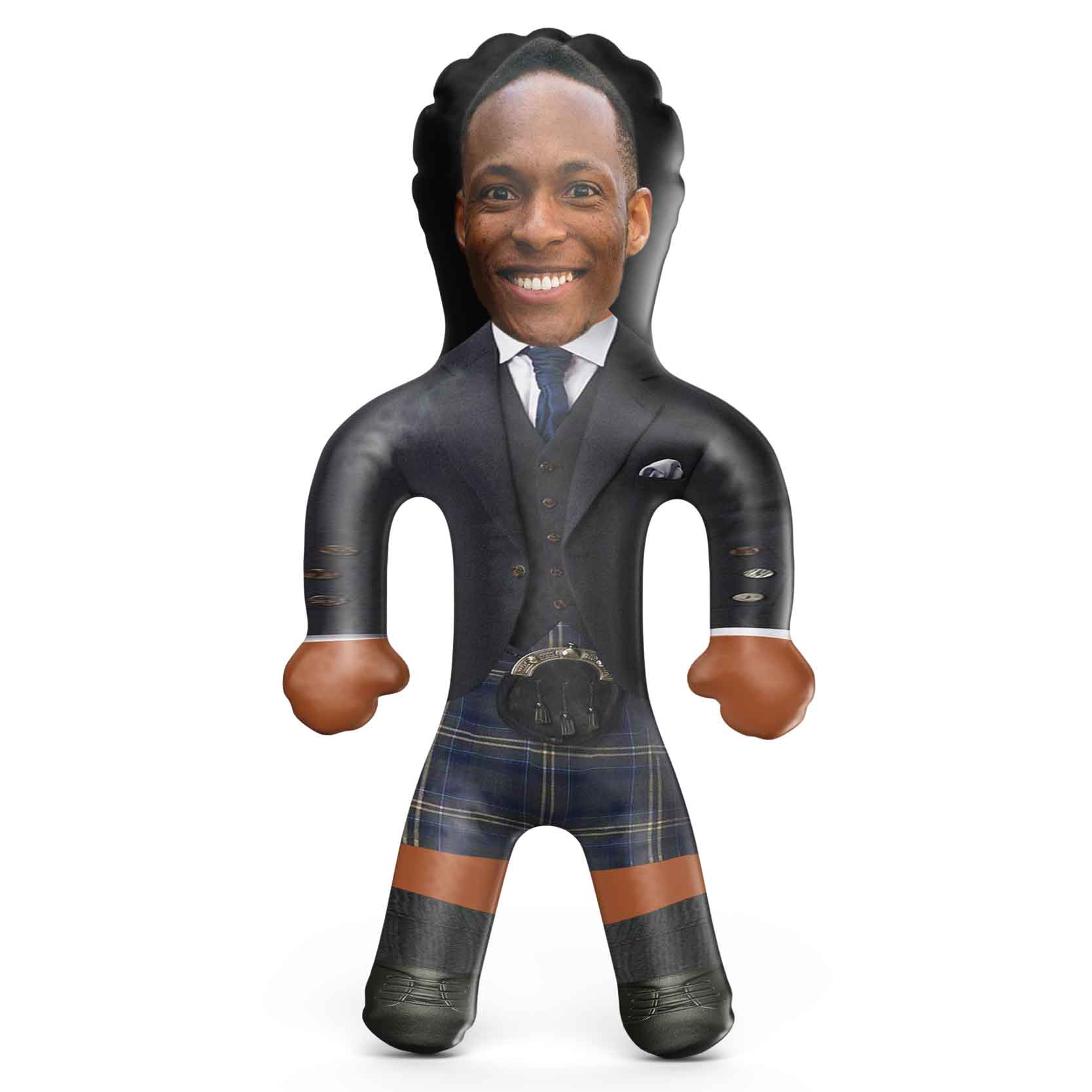 Charcoal Highland Storm Kilt Suit Air Bod - Custom Blow Up Doll