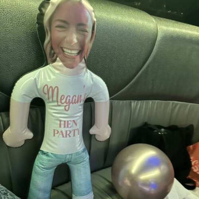 *Your Name's* Hen Party Inflatable Doll - Hen Blow Up Doll