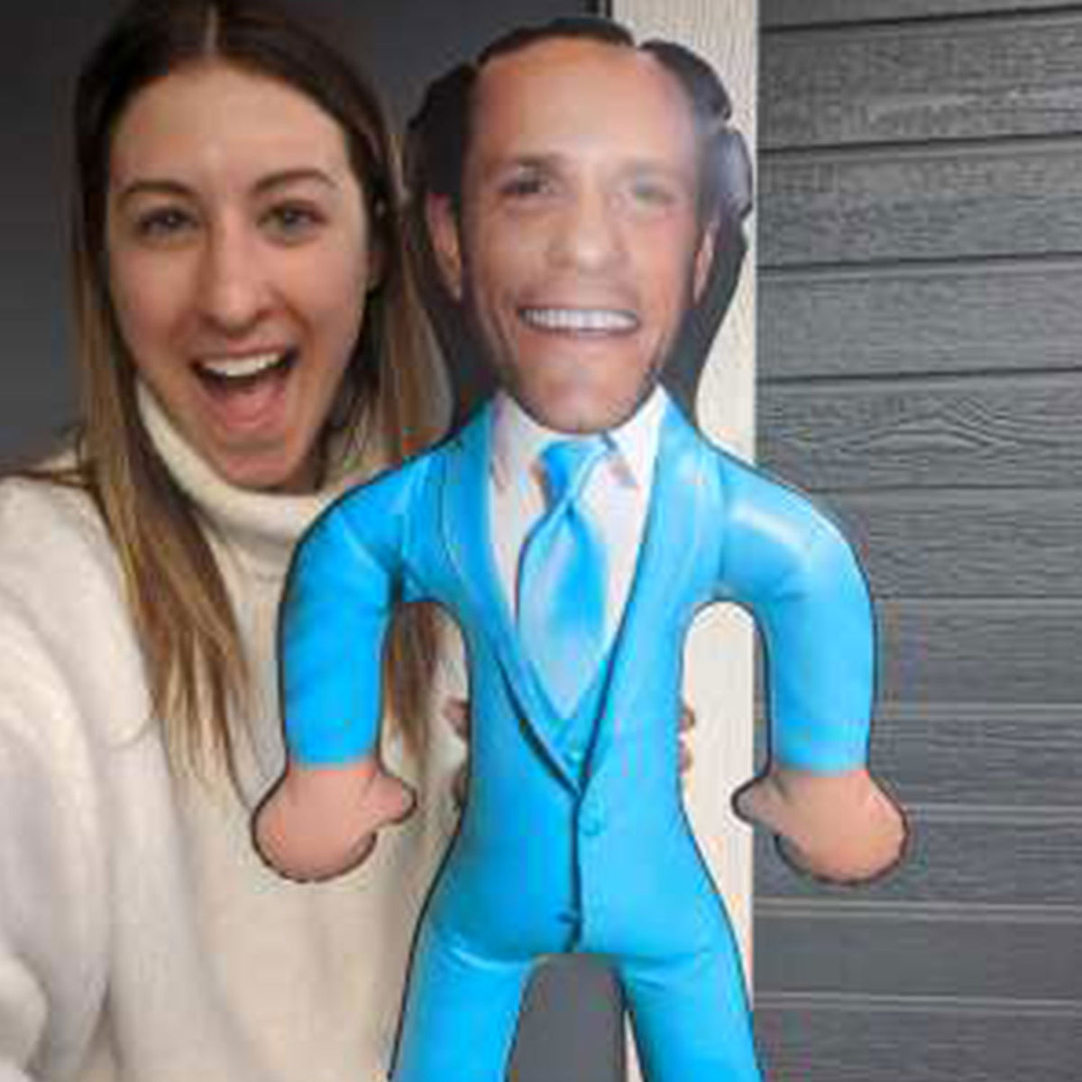 Blue Suit Inflatable Doll - Suit Blow Up Doll