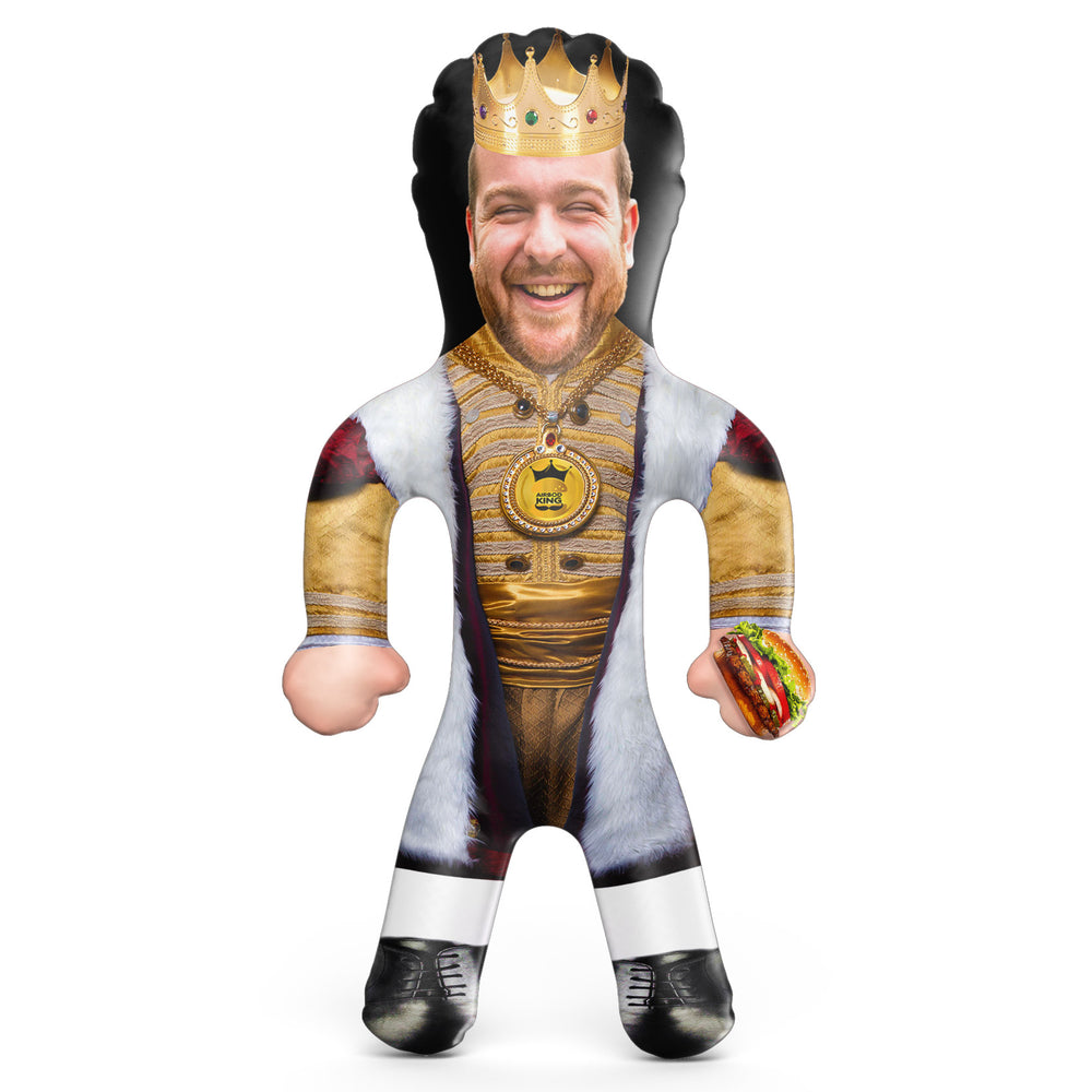 Burger King Inflatable - King Outfit Inflatable Doll