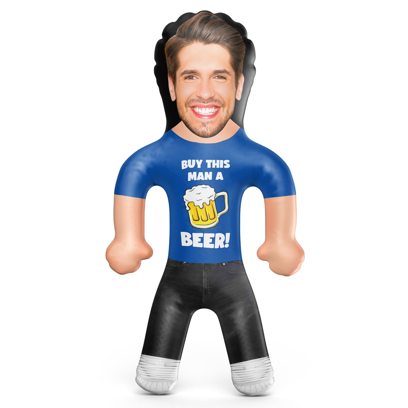 Buy This Man A Beer Inflatable Doll - Custom Blow Up Doll
